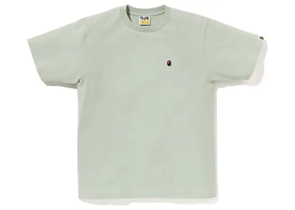 BAPE Ape Head One Point Tee Shirt - Green