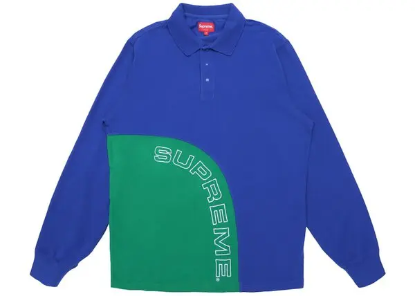 Supreme Corner Arc Half Zip Pullover - Royal