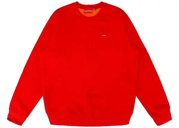 Supreme Contrast Crewneck - Red