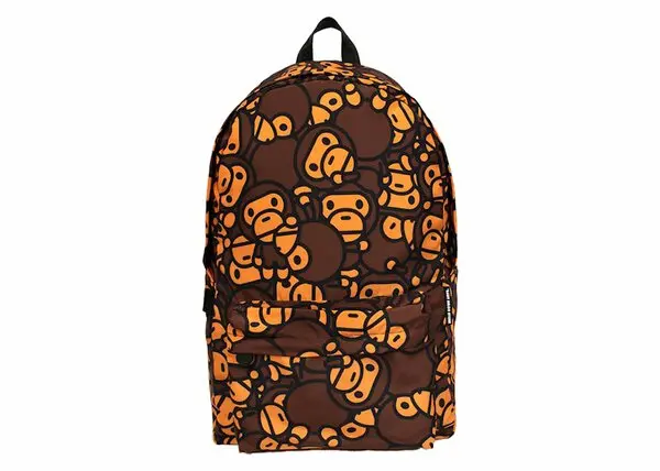 BAPE All Baby Milo Large Backpack - Brown