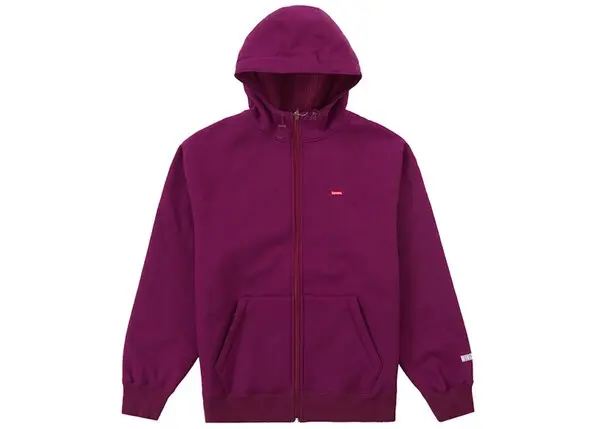 Supreme Windstopper Zip Up Hooded Sweatshirt - Purple