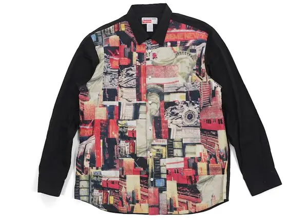 Supreme Comme Des Garcons Shirt Patchwork Button Up Shirt - Multicolor
