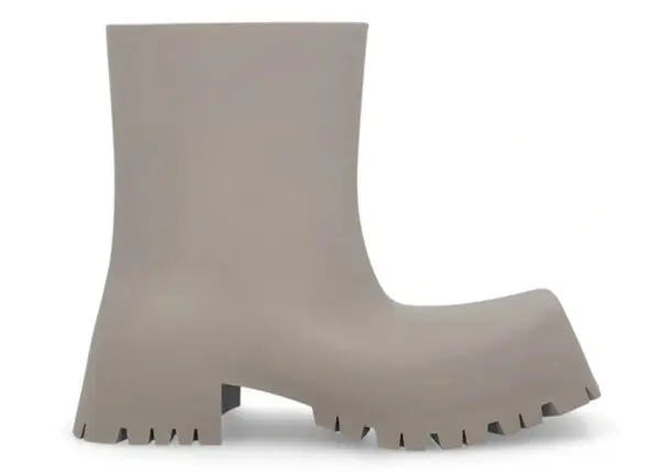 Balenciaga Trooper Rubber Boot - Beige