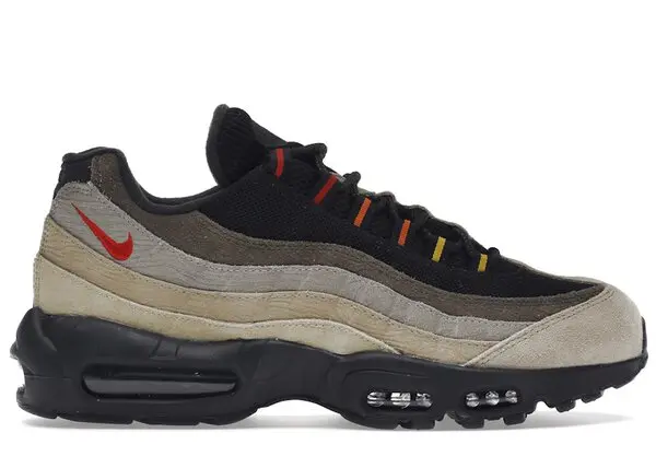 Nike Air Max 95 Limestone - Off Noir/university Red/rattan