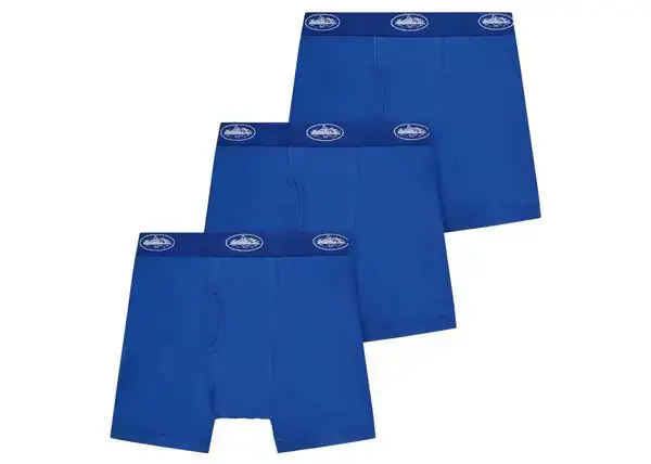 Corteiz Alcatraz Boxers - Blue | Editorialist