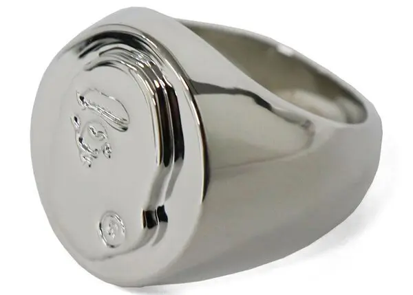 BAPE Ape Head Ring - Silver