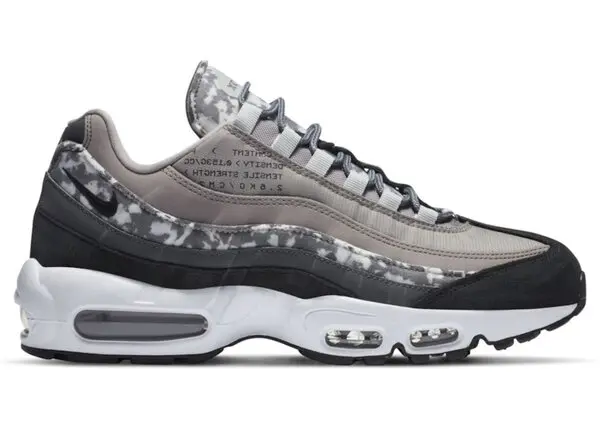 Nike Air Max 95 Se Camo Sneakers - Enigma Stone/off Noir/white