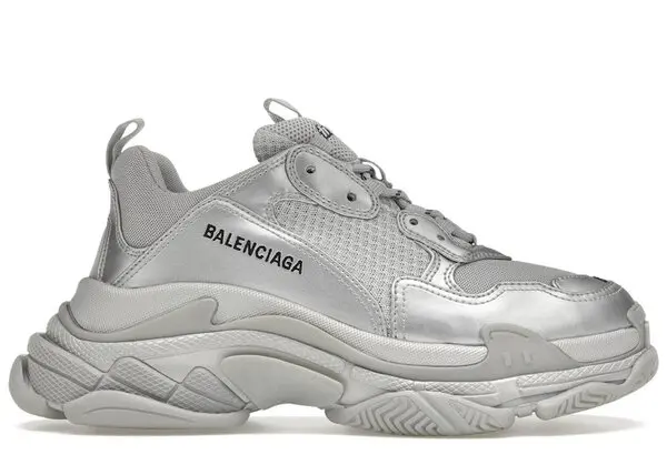 Balenciaga Triple S Sneakers - Silver