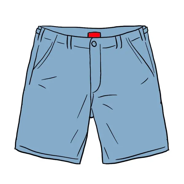 Supreme Work Short - Dusty Blue