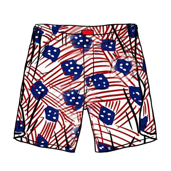 Supreme Work Short - Flags