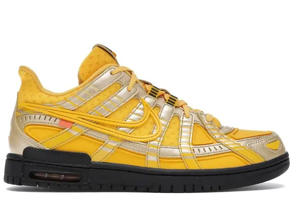 Nike Air Rubber Dunk Off-white - University Gold/black