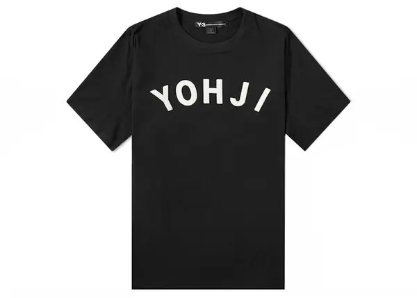 Adidas Y3 Yohji Letters Short Sleeve Tee Shirt