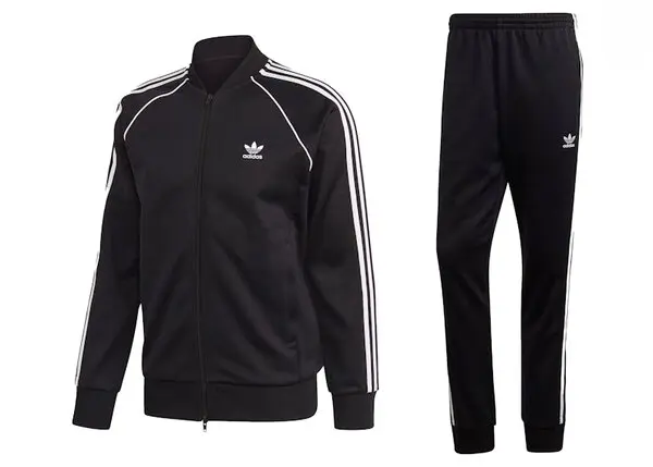 Adidas Primeblue Sst Track Jacket & Pant Set - Black/white