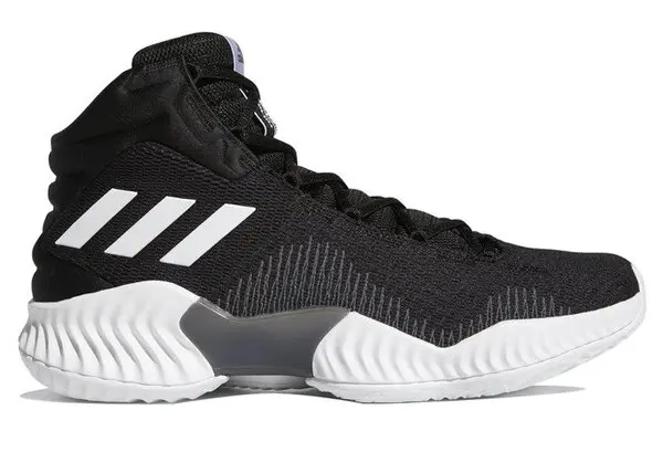 Adidas Athletic High Top Sneakers - Core Black/footwear White