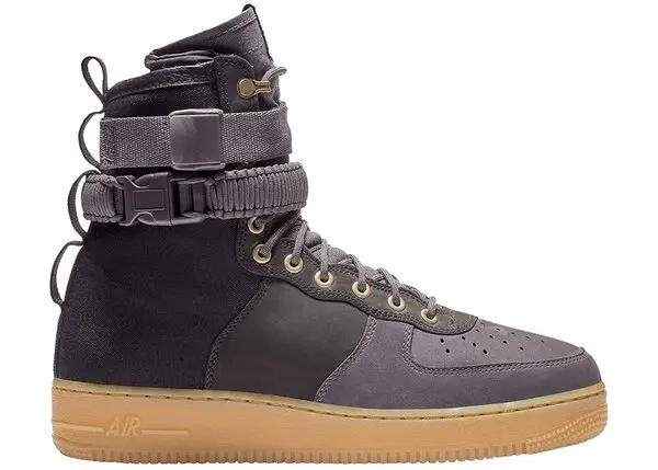 Nike Sf Air Force 1 High - Black/thunder Blue/gum Light Brown