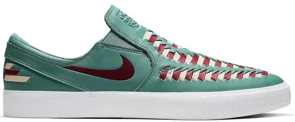 Nike Sb Zoom Stefan Janoski Slip Rm Crafted Woven Sneakers - Bicoastal/desert Sand/team Red