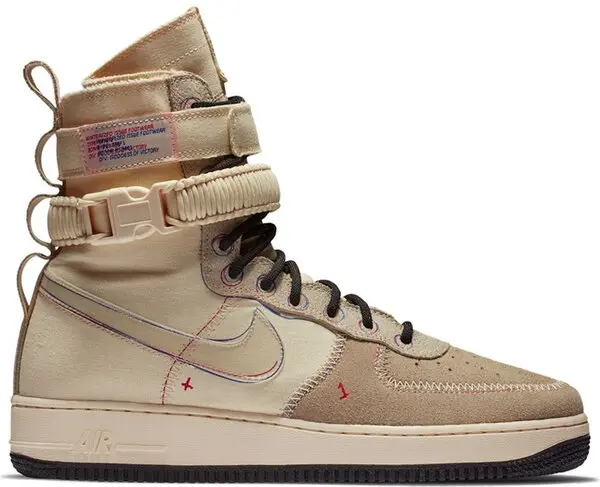Nike Sf Air Force 1 High - Muslin/university Red/light Concord