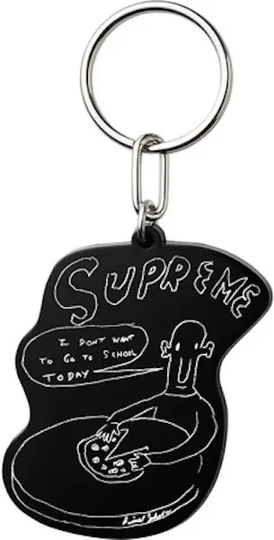 Supreme Daniel Johnson Rubber Keychain
