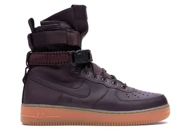 Nike Sf Air Force 1 High - Deep Burgundy/black