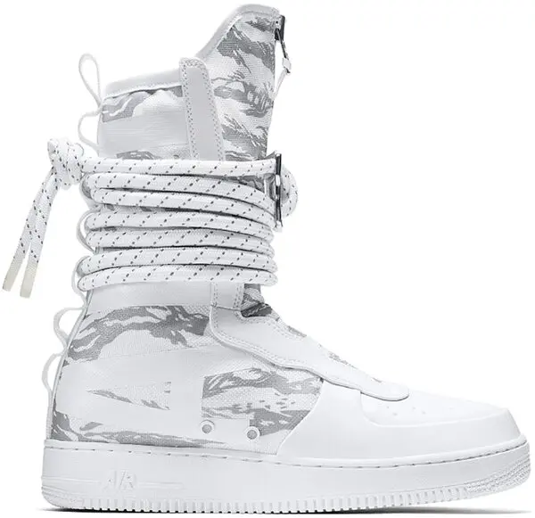 Nike Sf Air Force 1 High Winter Camo - White