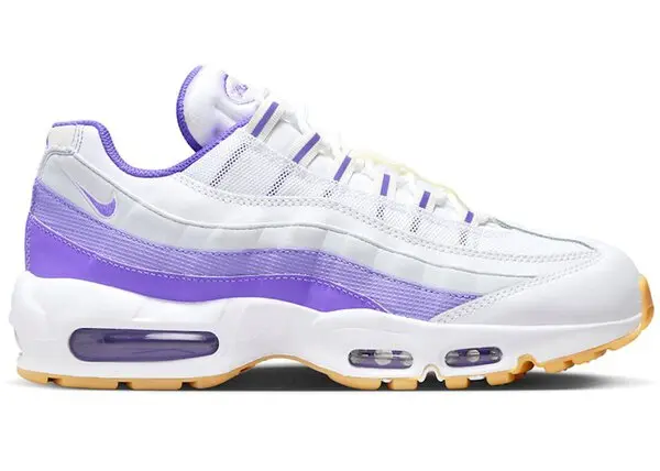 Nike Air Max 95 Sneakers - White/space Purple/pure Platinum