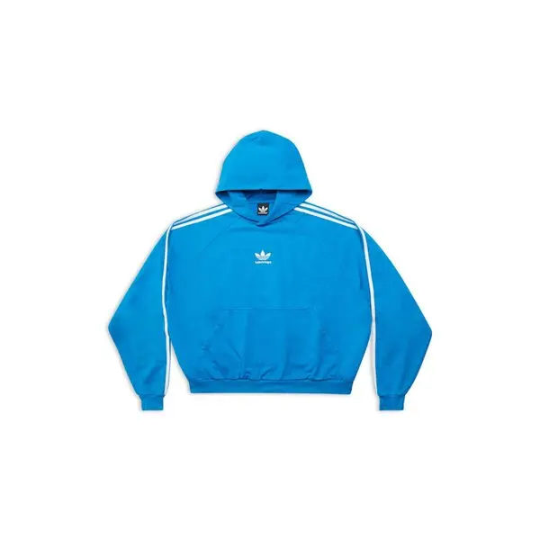 Balenciaga X Adidas Large Fit Hoodie - Blue