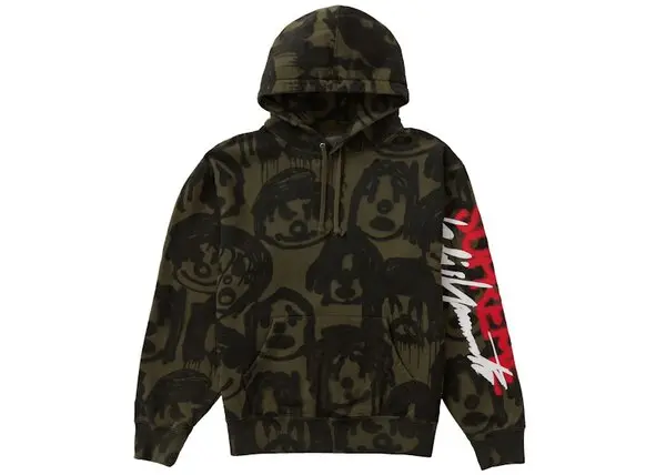 Supreme Yohji Yamamoto Hooded Sweatshirt - Olive