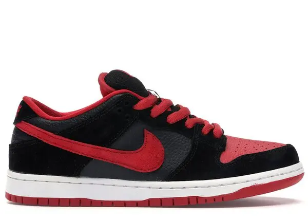 Nike Dunk Low J Pack Bred Sneakers - Black/university Red