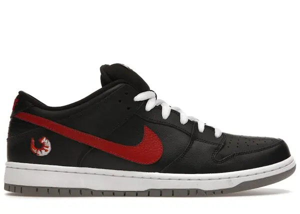 Nike Dunk Low Sneakers - Black/varsity Red/white