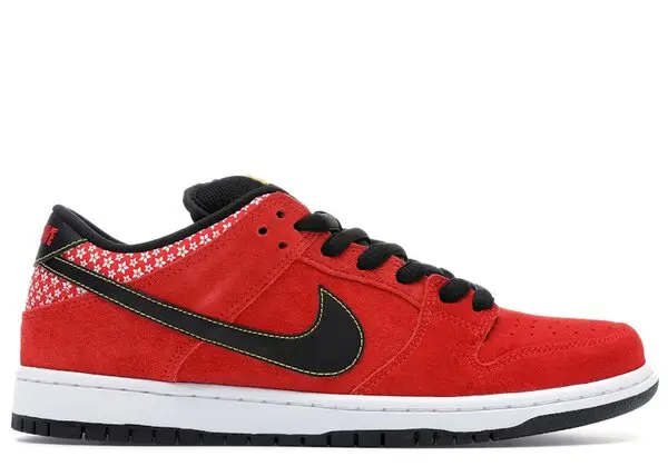 Nike Dunk Low Sneakers - Challenge Red/black/white