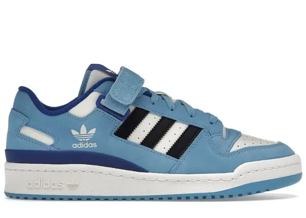 Adidas Forum Low Sneakers - Team Light Blue/core Black/royal Blue