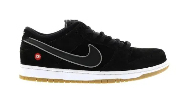 Nike Dunk Low Quartersnacks Sneakers - Black/reflective Silver