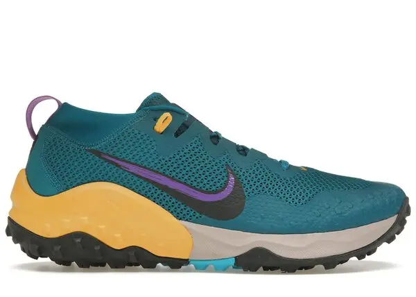 Nike Wildhorse 7 Athletic Sneakers - Mystic Teal/turquoise Blue/university Gold