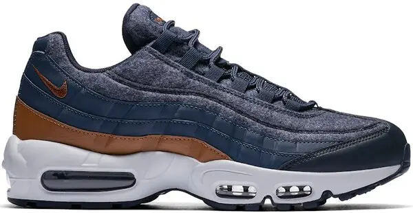 Nike Air Max 95 Wool Sneakers - Thunder Blue/ale Brown/dark Obsidian