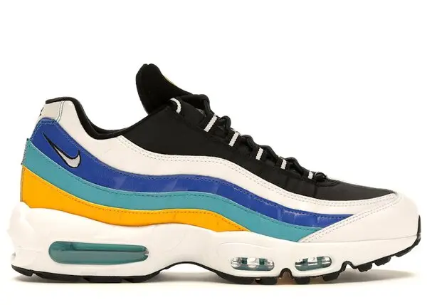 Nike Air Max 95 Windbreaker Sneakers - White/red Orbit/university Gold