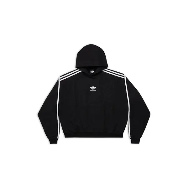 Balenciaga X Adidas Large Fit Hoodie - Black