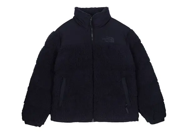 The North Face High Pile Nuptse 600fill Down Jacket - Aviator Navy Blue