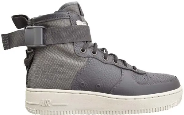 Nike Sf Air Force 1 Mid Sneakers - Dark Grey/light Bone