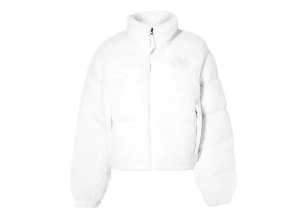 The North Face High Pile Nuptse 600-fill Recycled Down Jacket - Gardenia White