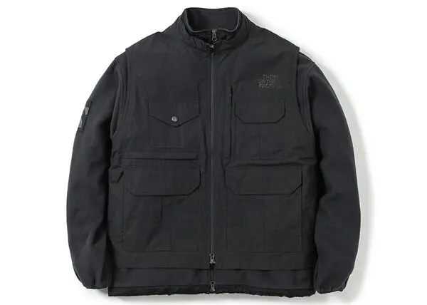 The North Face X Invincible 2 In 1 Denali Jacket - Asphalt Grey