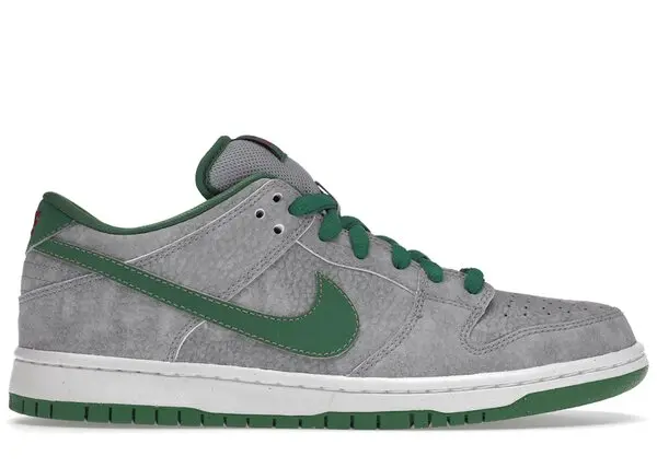 Nike Dunk Low Sneakers - Mtt Slvr/clssc Grn