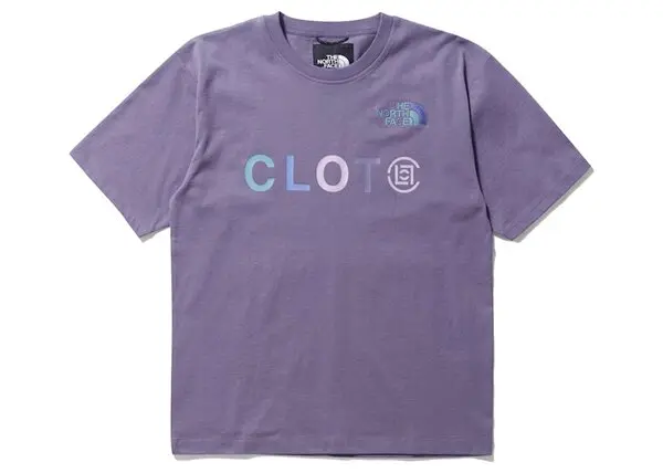 The North Face X Clot Logo Short Sleeve T-shirt - Purple