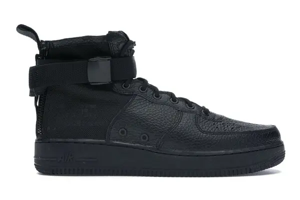 Nike Sf Air Force 1 Mid Sneakers - Black