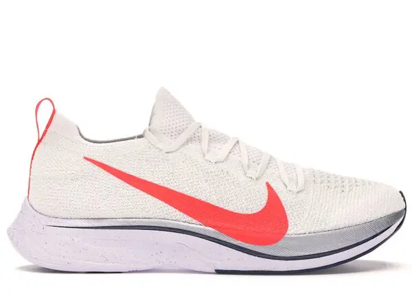 Nike Vaporfly 4% Flyknit Ekiden Pack Sneakers - White/metallic Silver/midnight Navy Blue