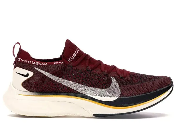 Nike Vaporfly 4% Flyknit Gyakusou Sneakers - Team Red/black/sail