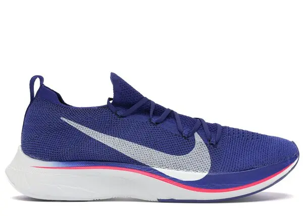 Nike Vaporfly 4% Flyknit Sneakers - Deep Royal Blue/ghost Aqua/red Orbit