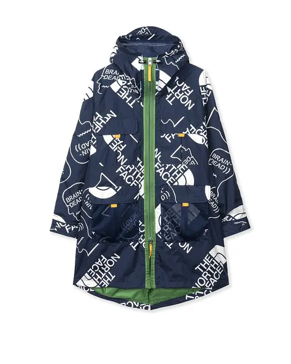 The North Face X Brain Dead 76 Oversized Mountain Parka - Navy Blue