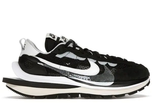 Nike Vaporwaffle Sacai Sneakers - Black/summit White/pure Platinum