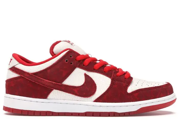 Nike Dunk Low Valentine's Day Sneakers - University Red/white