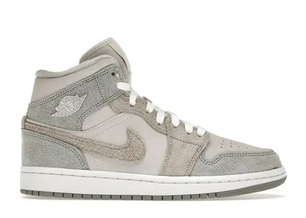 JORDAN 1 Mid Se Sneakers - Particle Grey/white